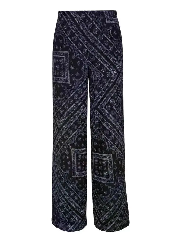 Veronica Beard Hadria Paisley-print Trousers - Blue