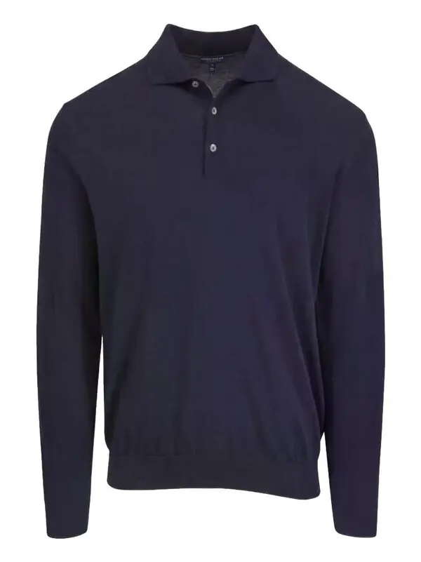 Peter Millar Long-sleeve Polo Shirt - Blue