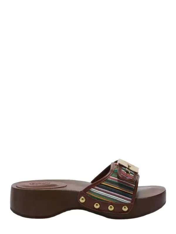 DR. SCHOLL'S SHOES Pescura Platform Sandals With Buckle Fastening - Brown