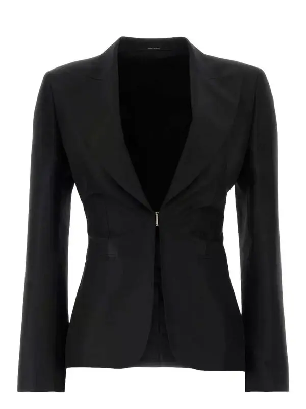 Gucci Peak-lapel Fitted Blazer - Black