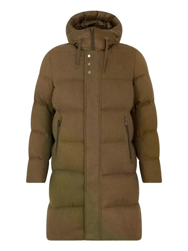 Herno Padded Hooded Coat - Brown