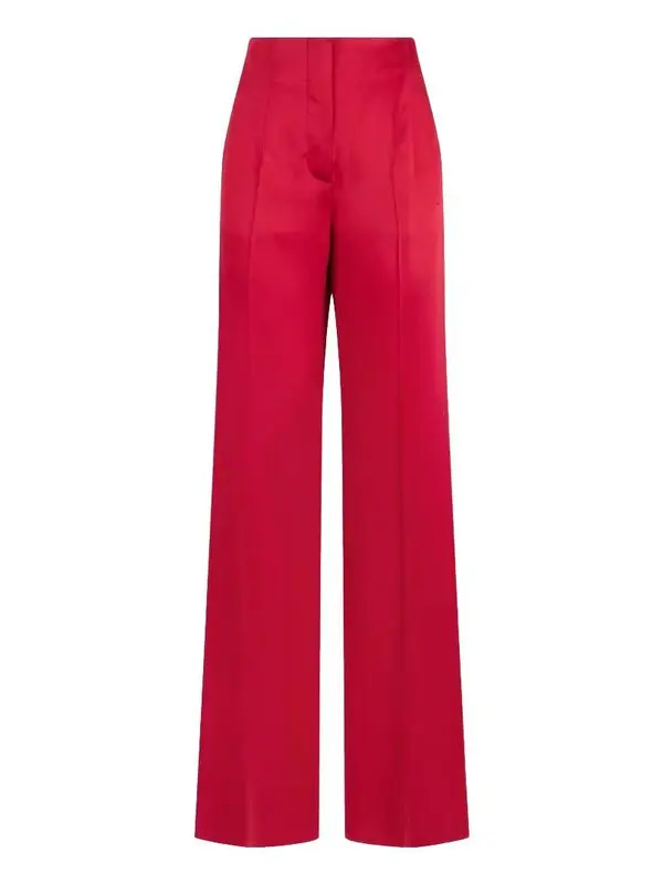 Alberta Ferretti Palazzo Pants - Red