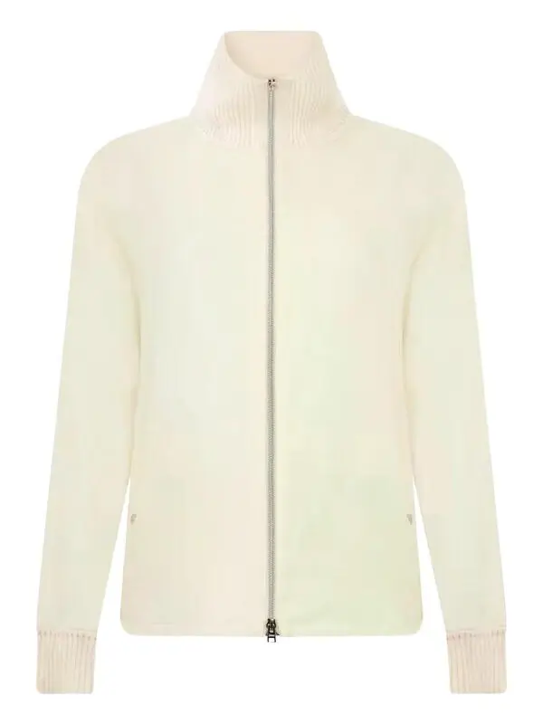 Herno Zip-up Cashmere Jacket - Neutrals