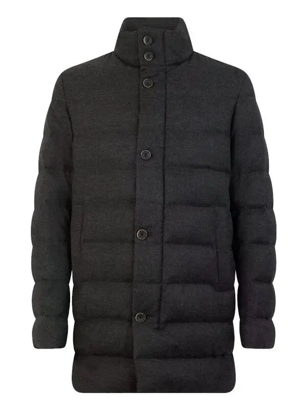 Herno Padded High-neck Coat - Grey