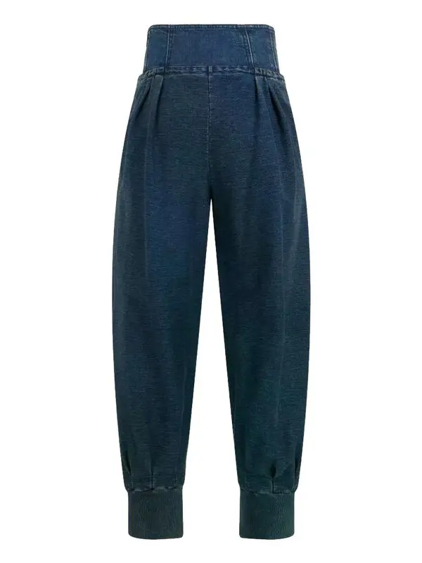 Alberta Ferretti Pleated Jeans - Blue