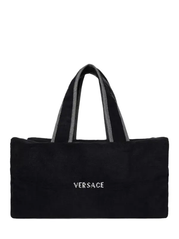 Versace Terry Cloth Tote Bag - Blue