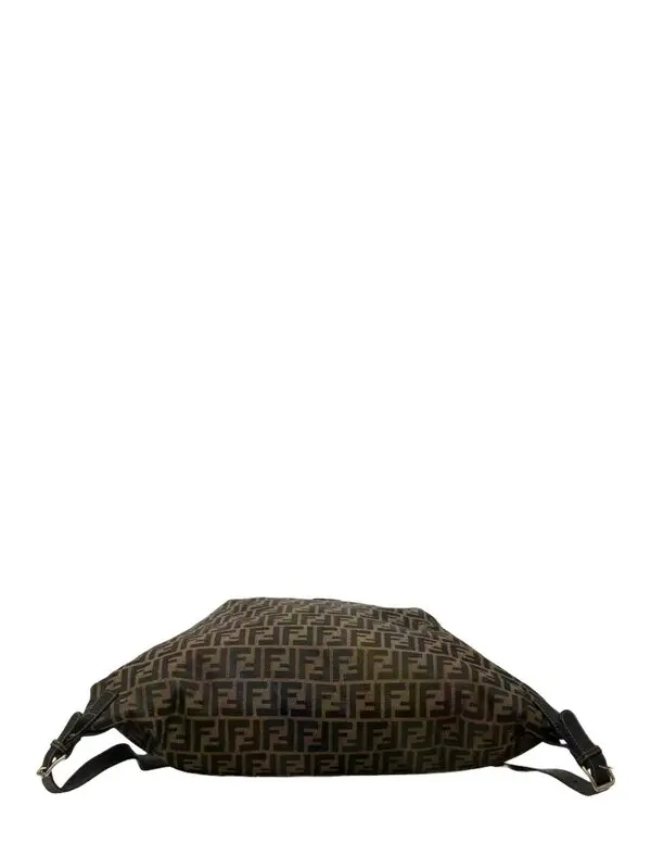 Fendi Zucca Canvas Drawstring Backpack - Brown