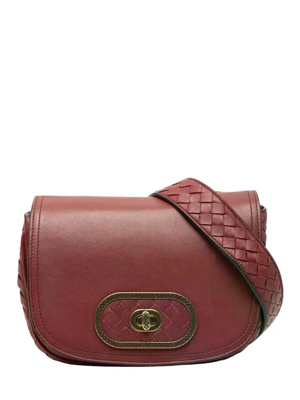 Bottega Veneta Luna Crossbody Bag - Red