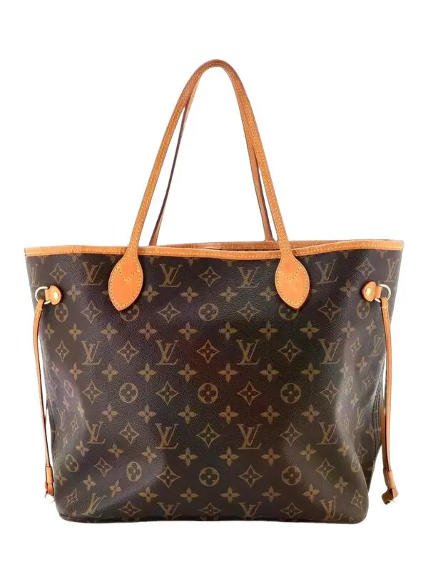 LOUIS VUITTON Neverfull Nm Monogram Canvas Mm Tote Bag - Brown