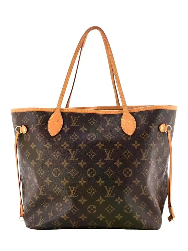 LOUIS VUITTON Neverfull Mm Monogram Canvas Tote Bag - Brown