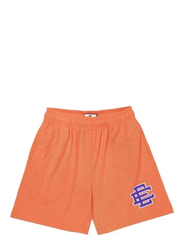 ERIC EMANUEL Logo Print Track Shorts - Orange