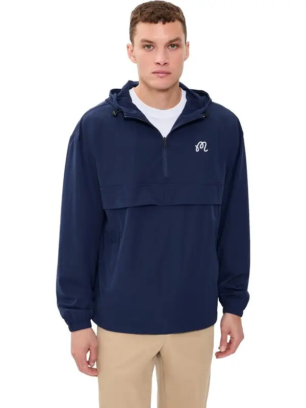 MALBON Ridge Anorak Jacket - Navy