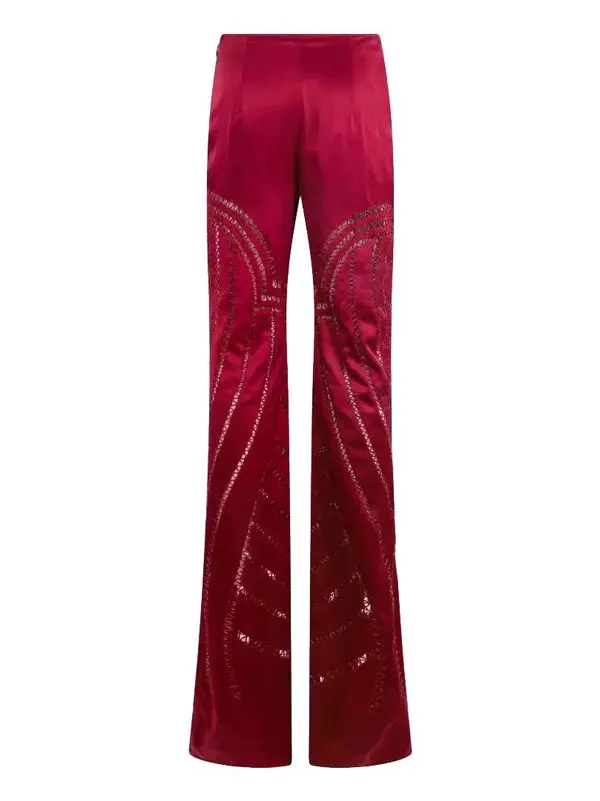Alberta Ferretti Wide-leg Trousers - Pink