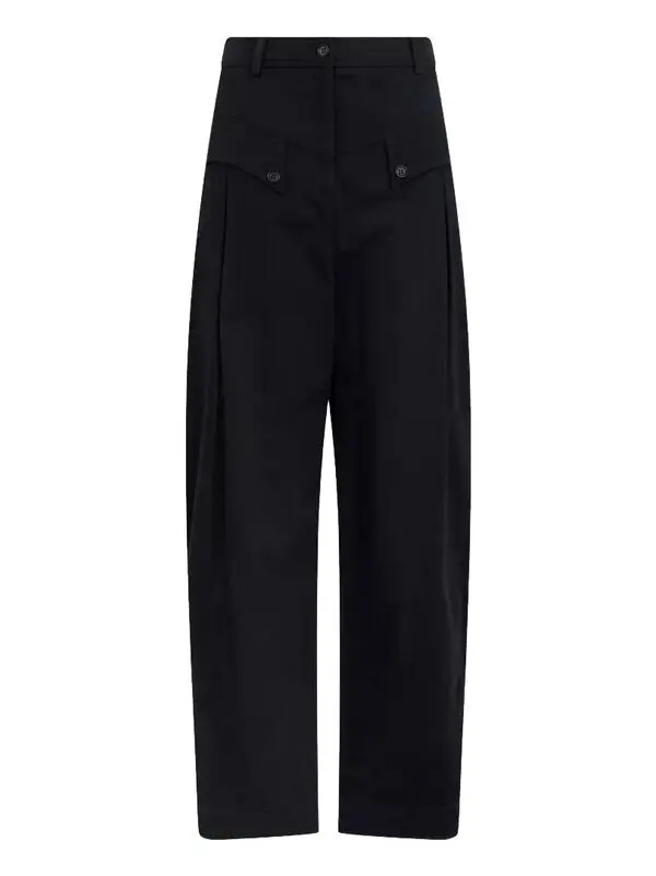 Alberta Ferretti High-waisted Palazzo Pants - Black