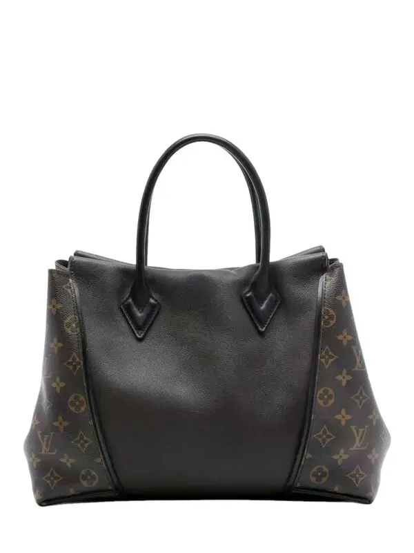 LOUIS VUITTON Monogram Veau Cachemire W Pm Tote Bag - Brown