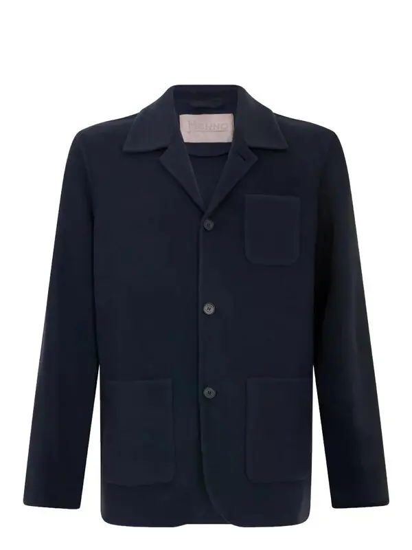 Herno Button-up Patch-pocket Blazer - Blue