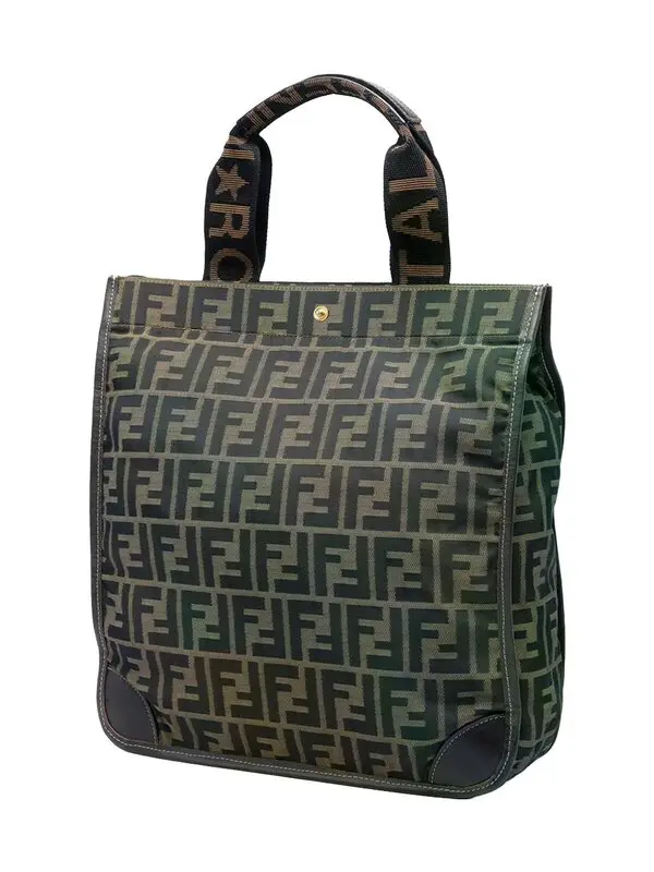 Fendi 20th Century Zucca Canvas Foldable Tote Bag - Brown