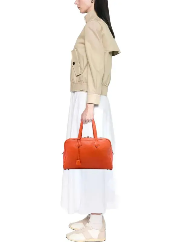 Hermès Clemence Victoria Ii 35 Handbag - Orange