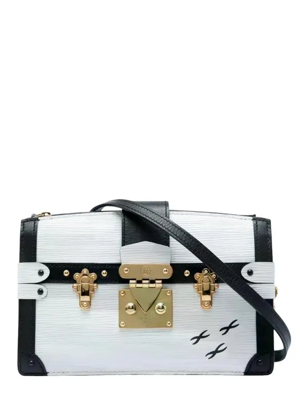 LOUIS VUITTON Epi Trunk Clutch Crossbody Bag - Black