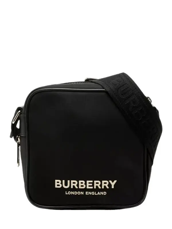 Burberry 2000-2017 Nylon Paddy Crossbody Bag - Black