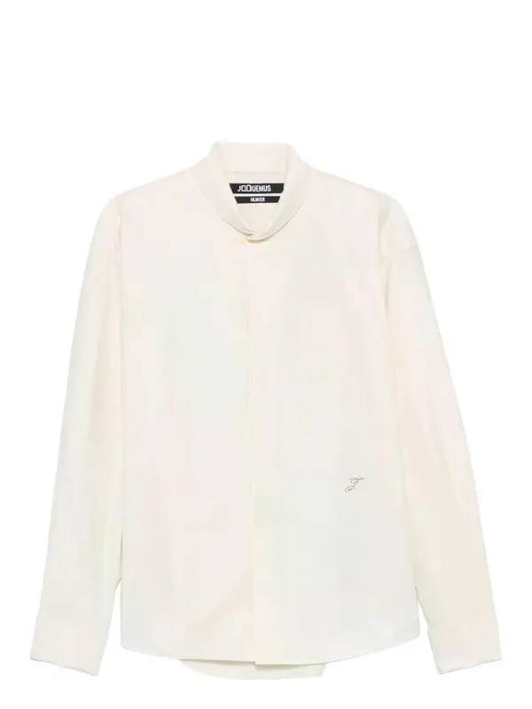 Jacquemus Peter Pan Collar Shirt - Neutrals