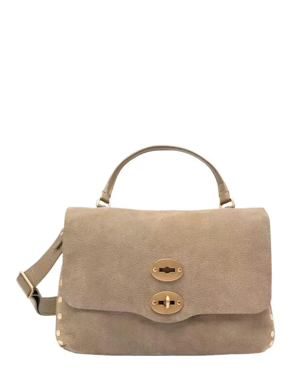 ZANELLATO Small Postina Jones Stud-embellished Tote Bag - Neutrals