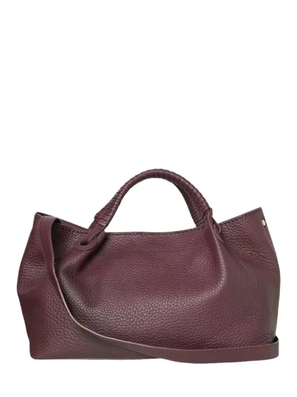 VISONA` Visona Mia Leather Tote Bag - Red