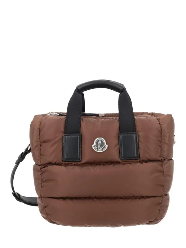 Moncler Borsa Tote "mini Caradoc - Brown