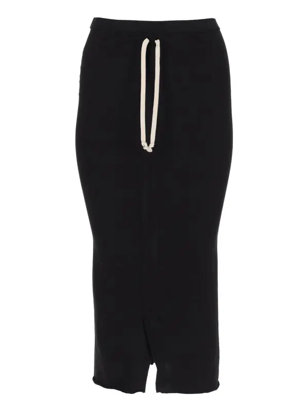Rick Owens Gonna Midi Skirt - Black