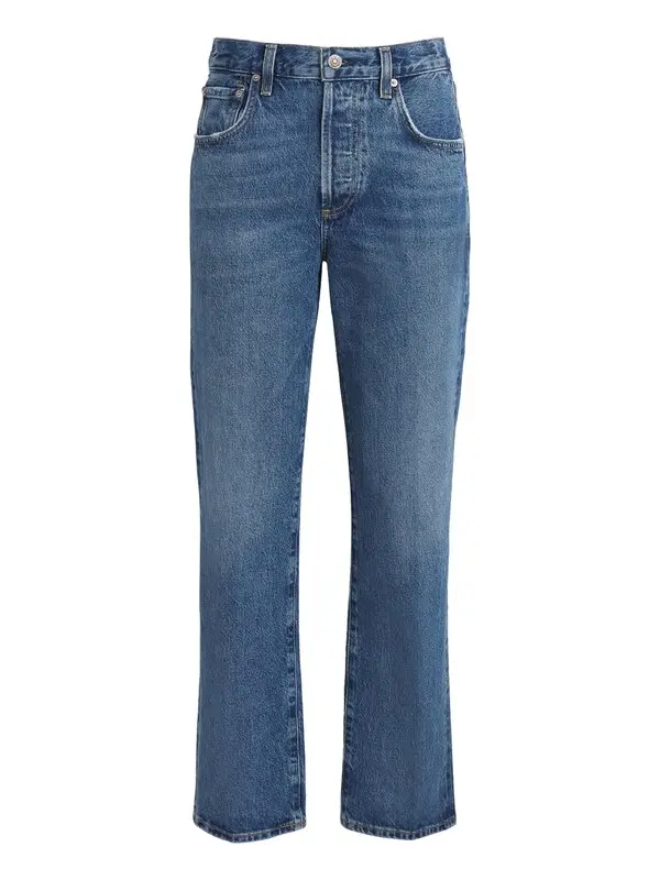 Citizens Of Humanity 90s French High-rise Straight Jeans - Blue
