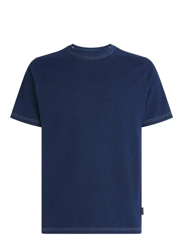 Oliver Peoples Cotton Conduit Indigo T-shirt - Blue