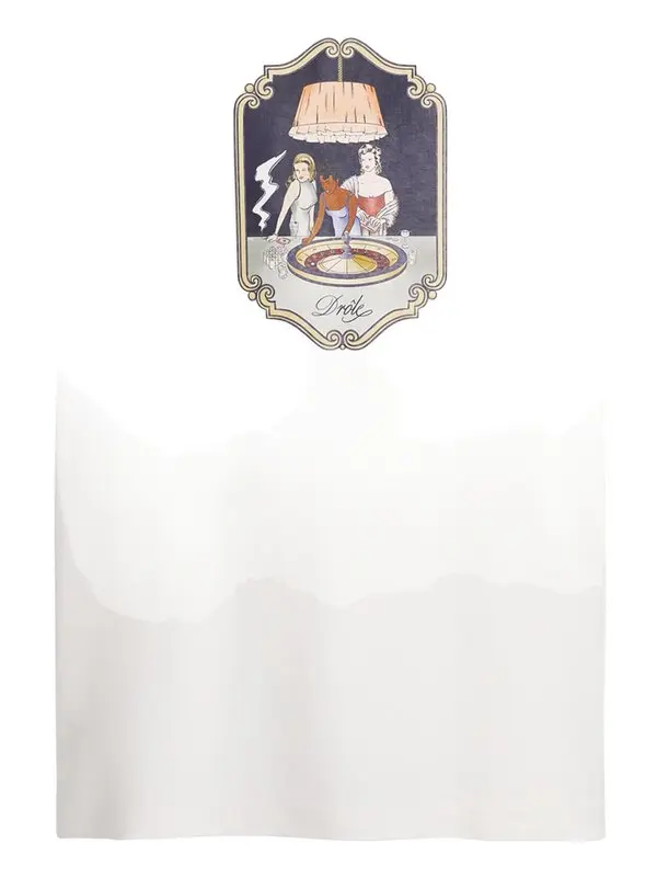 Drole De Monsieur Cotton Casino T-shirt - White