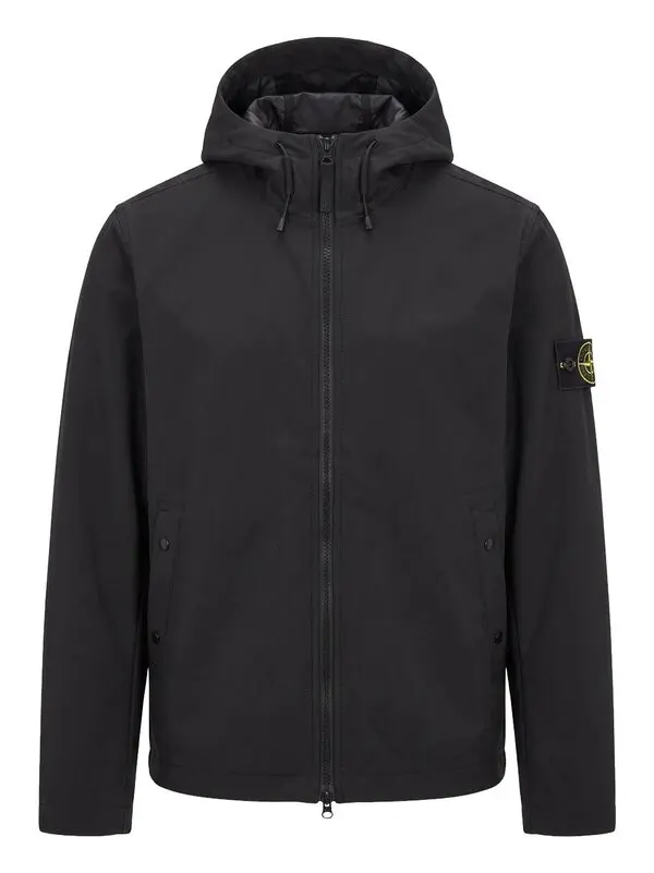 Stone Island Soft Shell-r E.dye Short Parka - Multicolor
