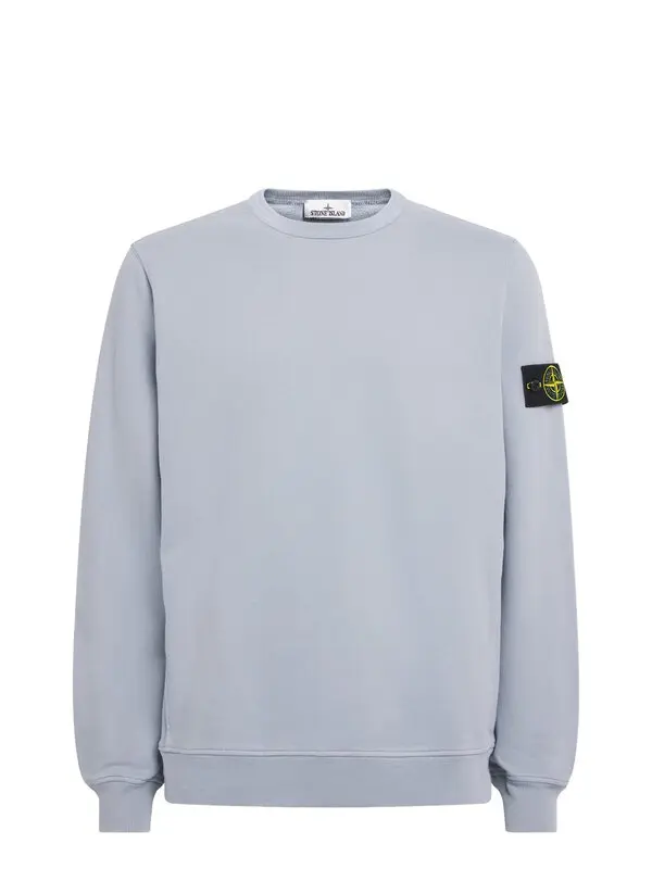Stone Island Cotton Compass Sweatshirt - Grey