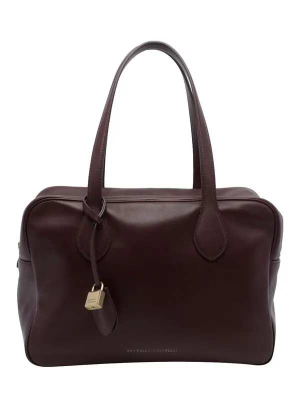 Brunello Cucinelli Leather Handbag - Brown