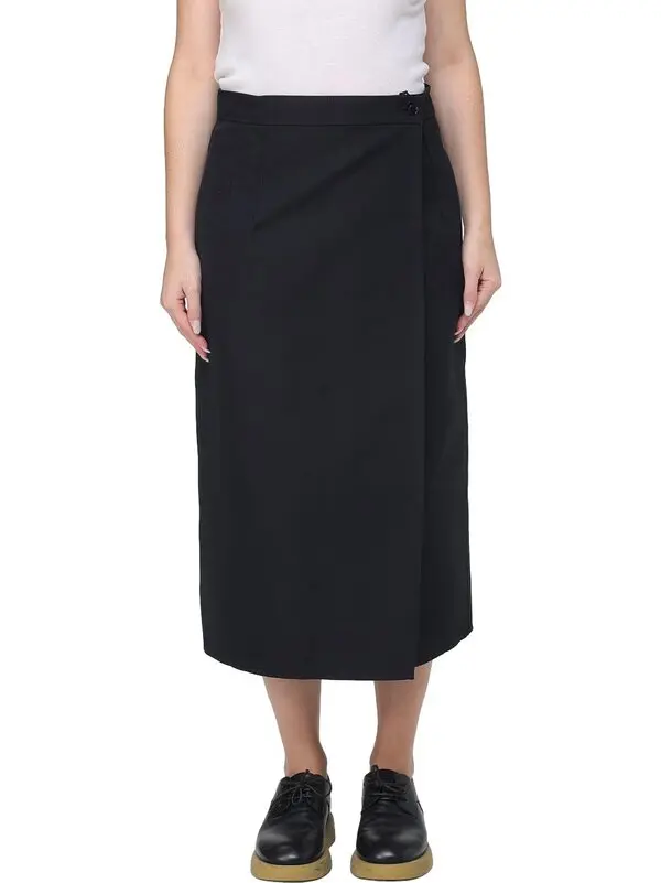 Bottega Veneta Wrap Skirt - Black