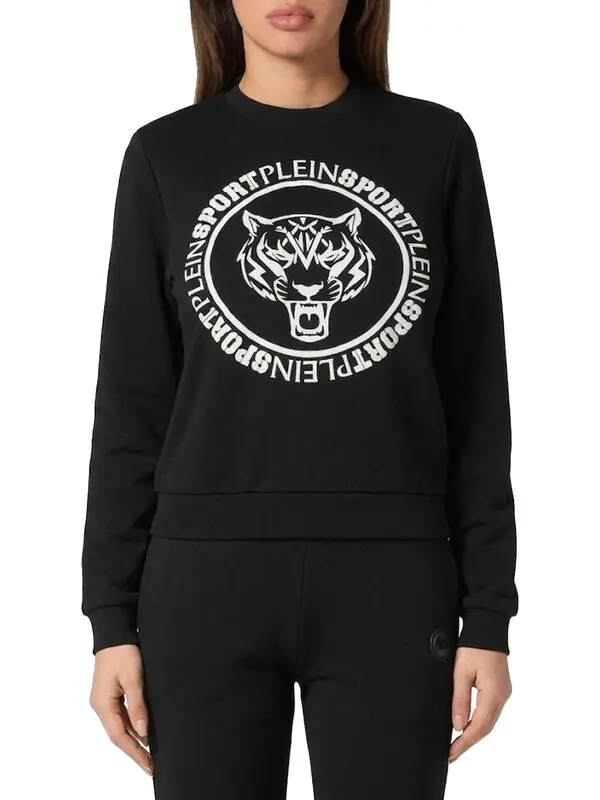 PLEIN SPORT Graphic Sweatshirt - Black