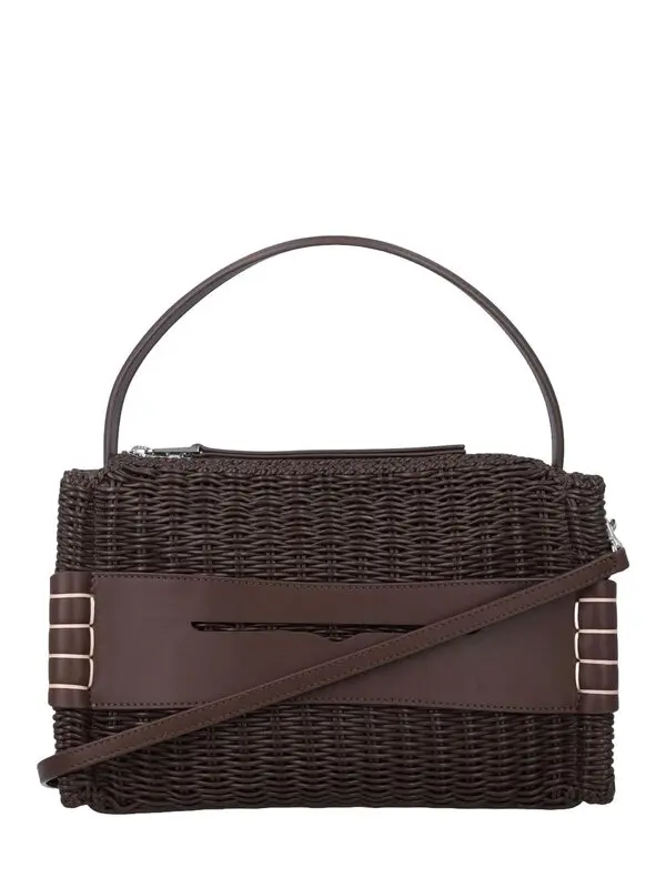 JW Anderson Woven Handbag - Brown