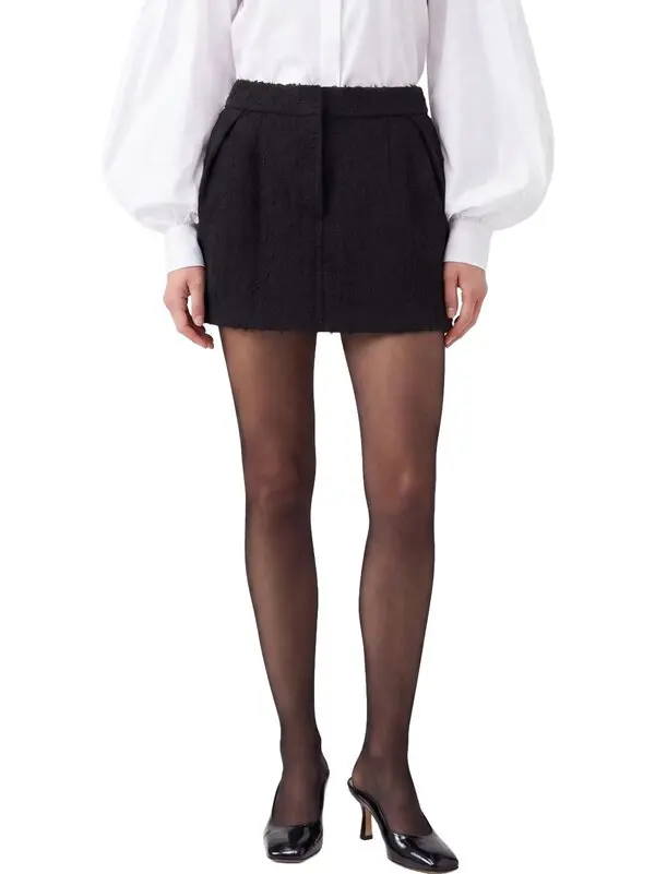 Magda Butrym Textured Skirt - Black
