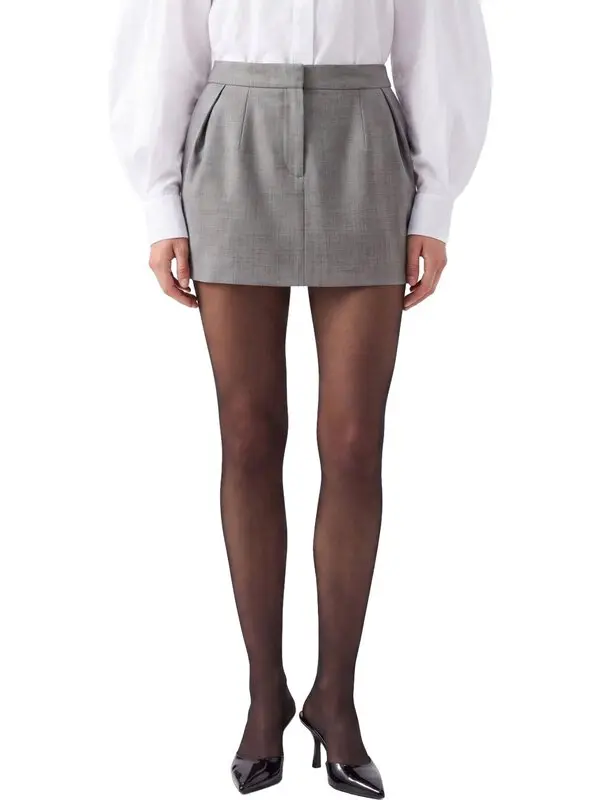 Magda Butrym Mini Skirt - Grey