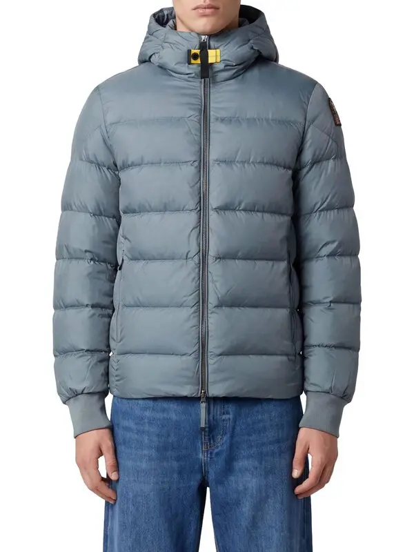 PARAJUMPERS Quilted Down Jacket With Hood - Green