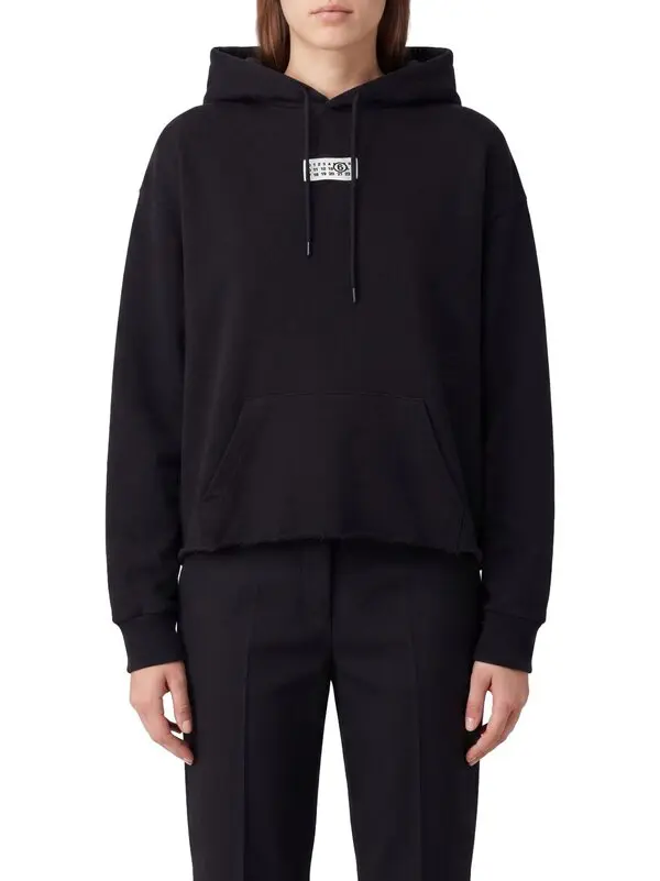 MAISON MARGIELA Cotton Hoodie - Black