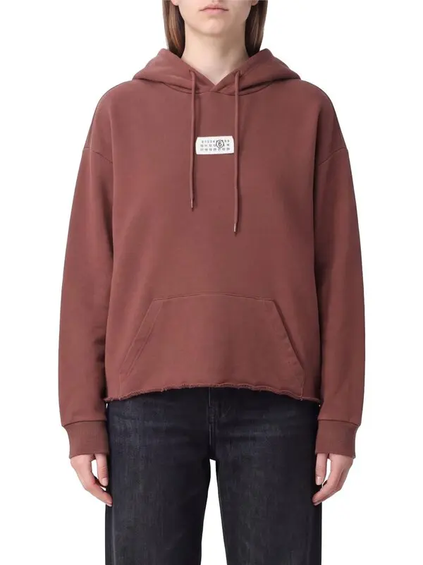 MAISON MARGIELA Cotton Hoodie - Brown