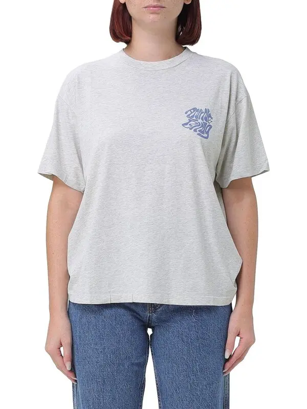 ANINE BING Graphic Print T-shirt - Grey