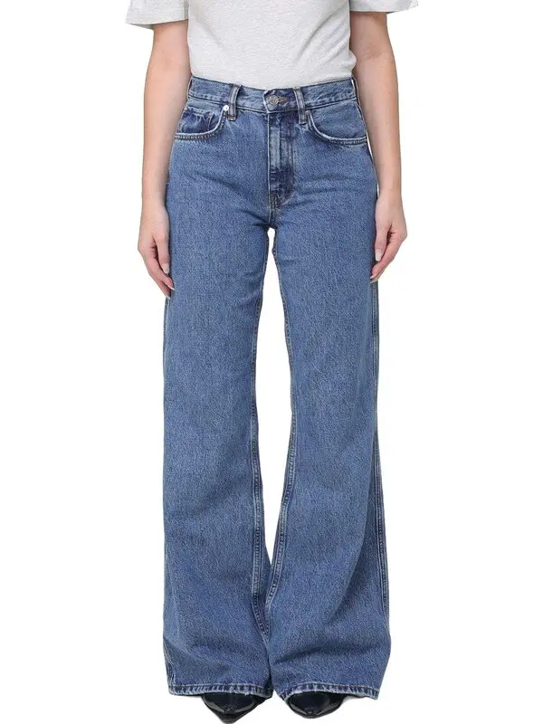 ANINE BING High-rise Wide-leg Jeans - Blue