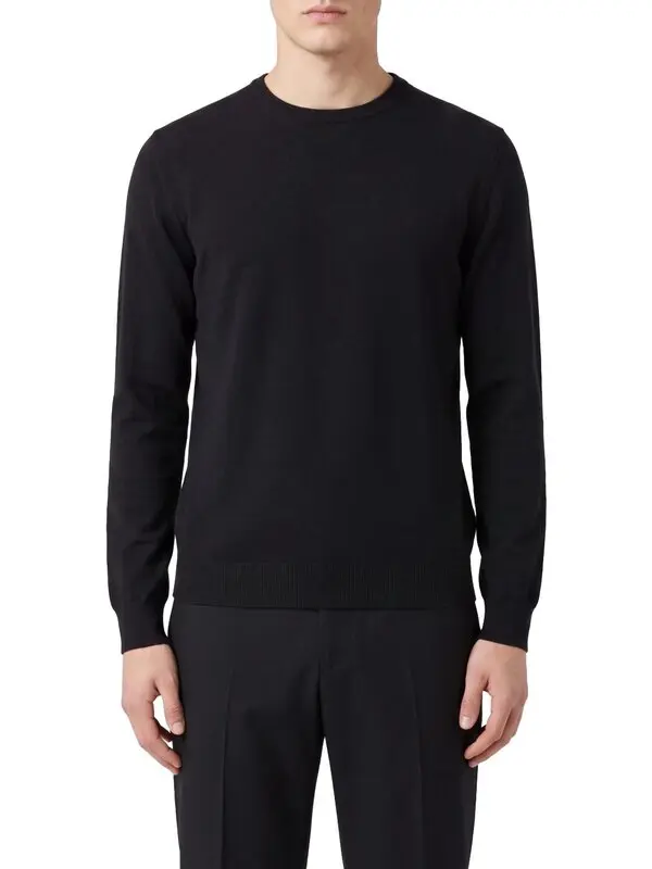 SLOWEAR Crewneck Wool Blend Jumper - Grey