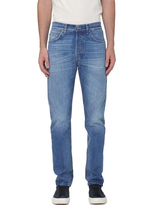 DONDUP Icon Skinny Fit Five-pocket Jeans In Mid-rise Cotton Denim - Blue