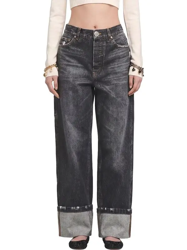 Marc Jacobs Wide Leg Jeans - Grey