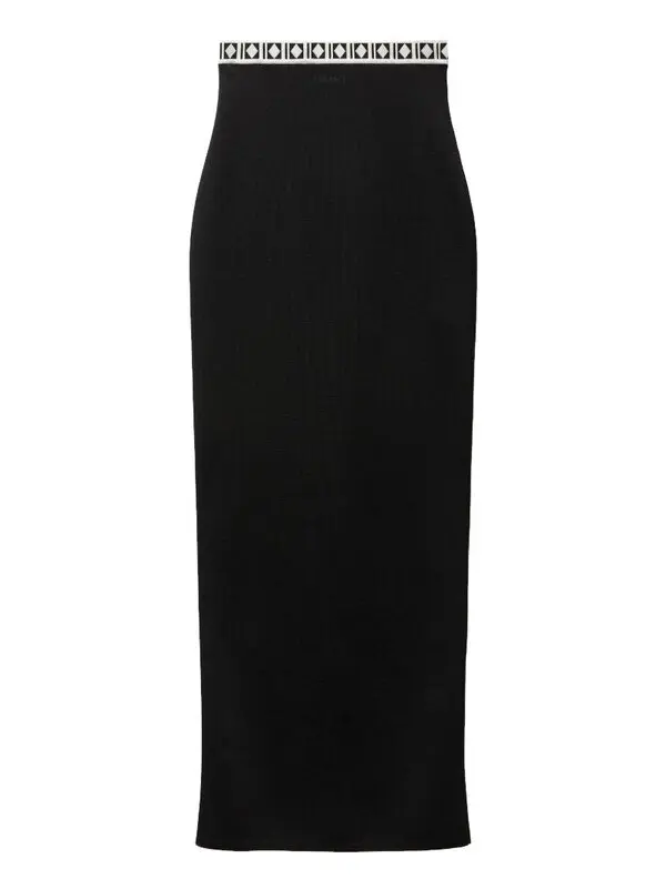 Versace Long Skirt - Black