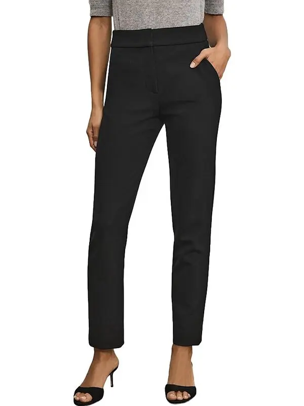 Veronica Beard Renzo Ankle Pants - Black